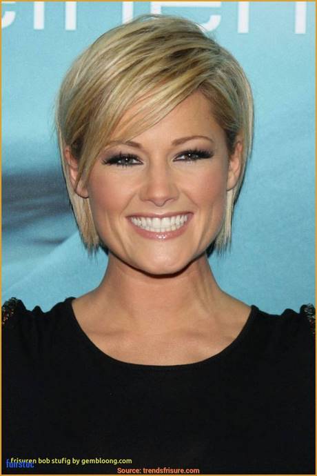 Stufiger bob mittellang mit pony - Schönheit und Stil