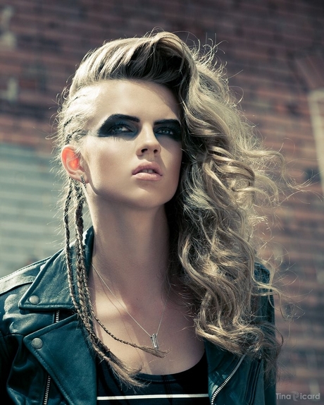 Frisur punk - Schönheit und Stil